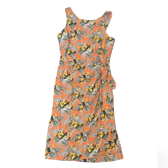 Patagonia | Dresses | Patagonia 0 Organic Cotton Pataloha Palila Peach Sorbet Hawaiian Wrap ...